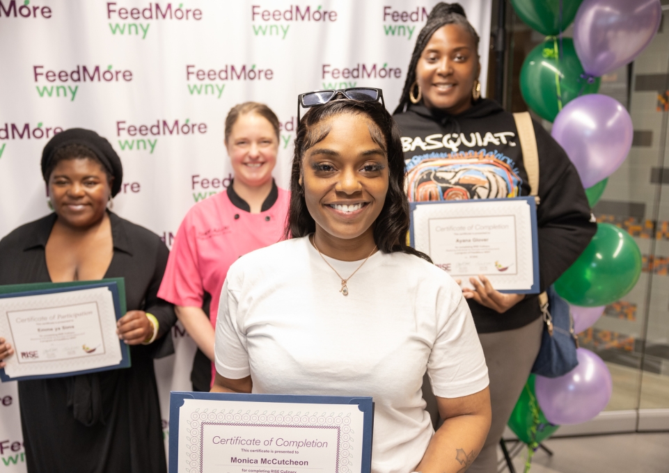 Buffalo State, FeedMore WNY Celebrate RISE Culinary Graduates | News ...